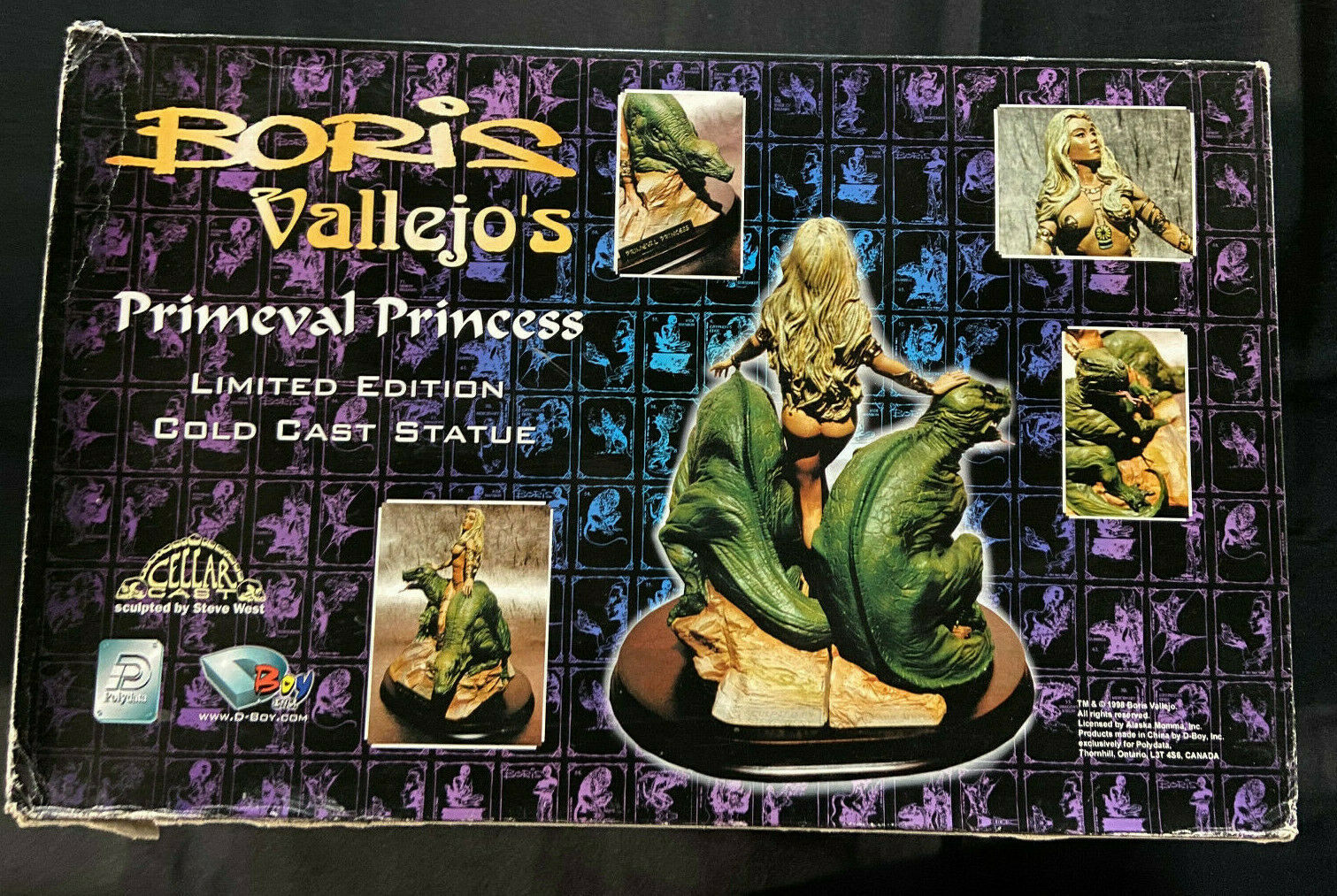 Boris Vallejo Primeval Princess Limited Edition 0120/500 Statue MIB ...
