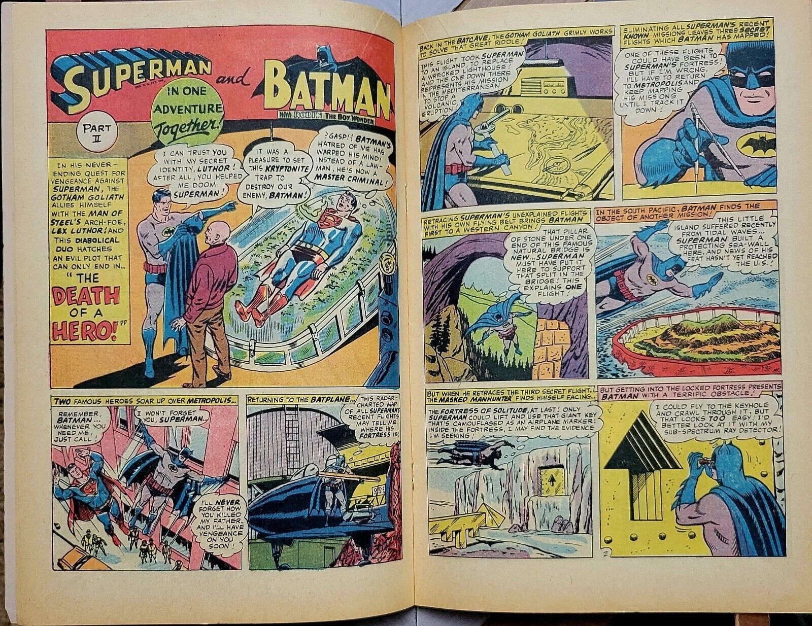 Worlds Finest #153 VG (DC 1965) the Slap Issue! Batman Robin Superman ...