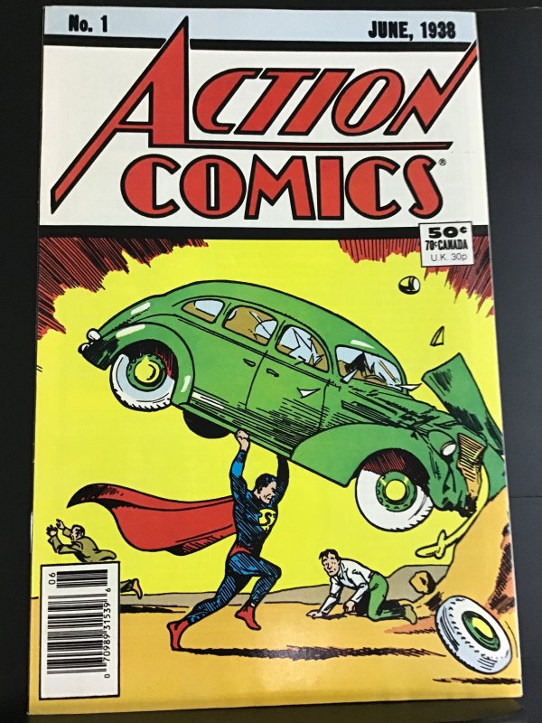 Action Comics #1 (1938)K 1988 Reprint ! RARE! | Comic Books - Platinum ...
