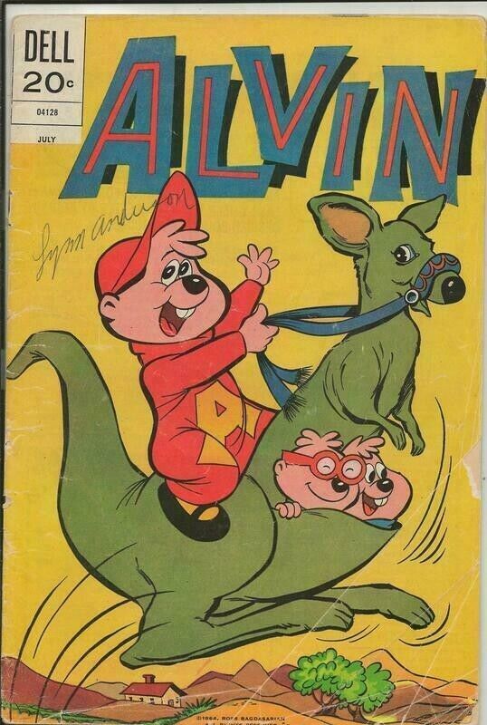 Alvin #8 ORIGINAL Vintage 1964 Dell Comics Alvin & The Chipmunks ...