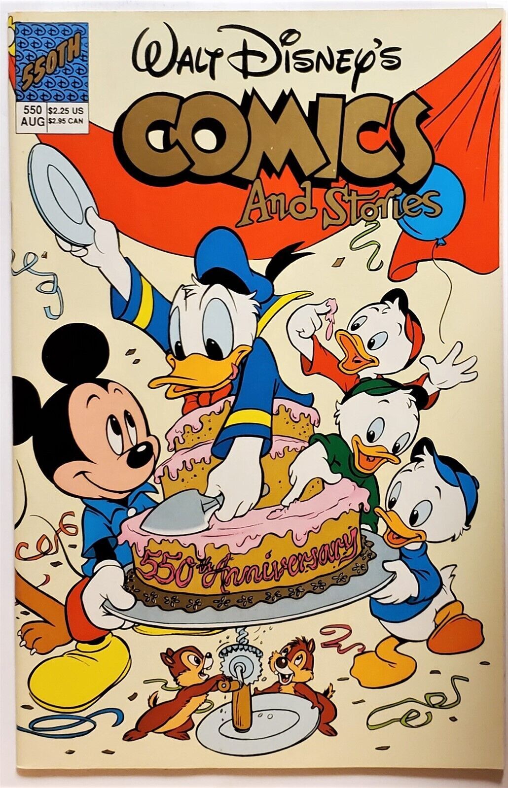 Walt Disney's Comics and Stories #550 (Aug 1990, Disney) VF/NM | Comic ...