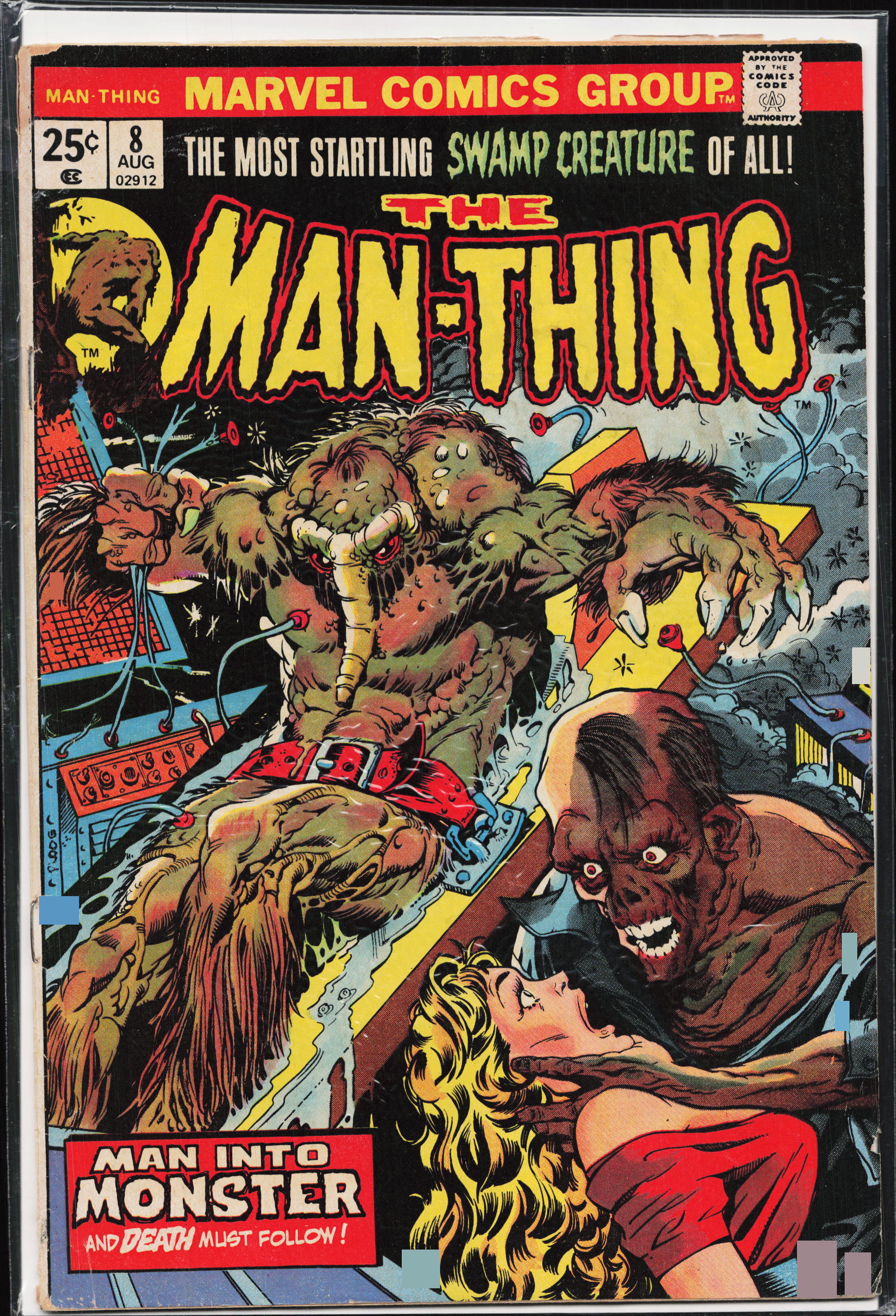 Man-Thing #8 (1974) Man-Thing | Comic Books - Bronze Age, Marvel, Man ...