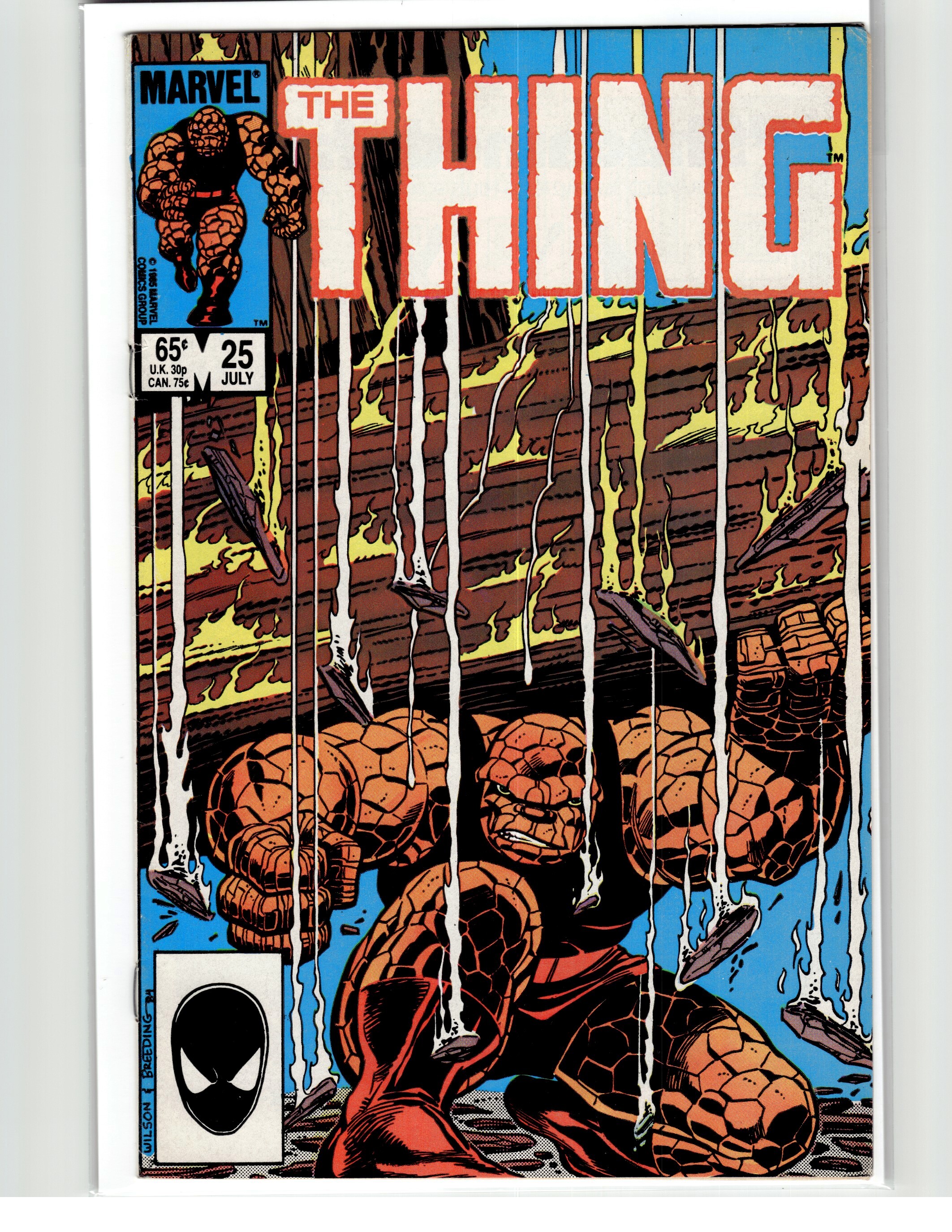 The Thing #25 Newsstand Edition (1985) The Thing | Comic Books - Copper ...