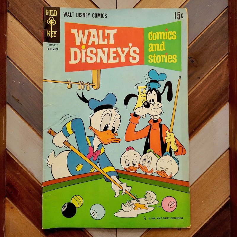 Walt Disney Comics And Stories 339 Gold Key 1968 Silver Age Donald