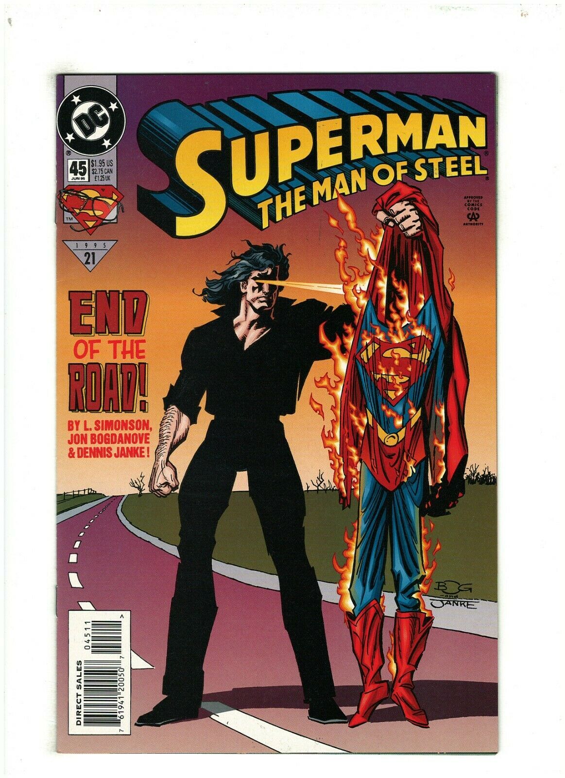Superman Man of Steel #45 NM- 9.2 DC Comics 1995 | Comic Books - Modern ...