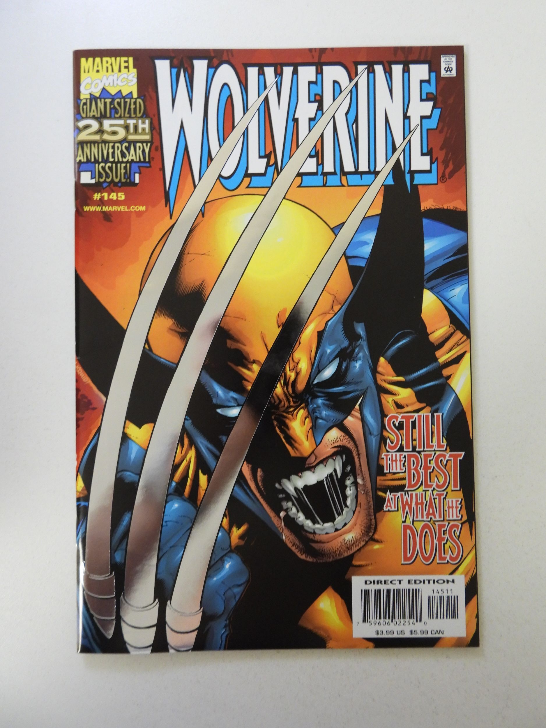 Wolverine #145 (1999) Silver Foil Claws VF+ condition | Comic Books ...