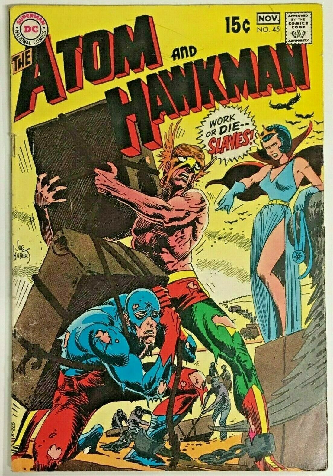 Atom & Hawkman#45 VG/FN 1969 DC Silver AGE Comics | Comic Books ...