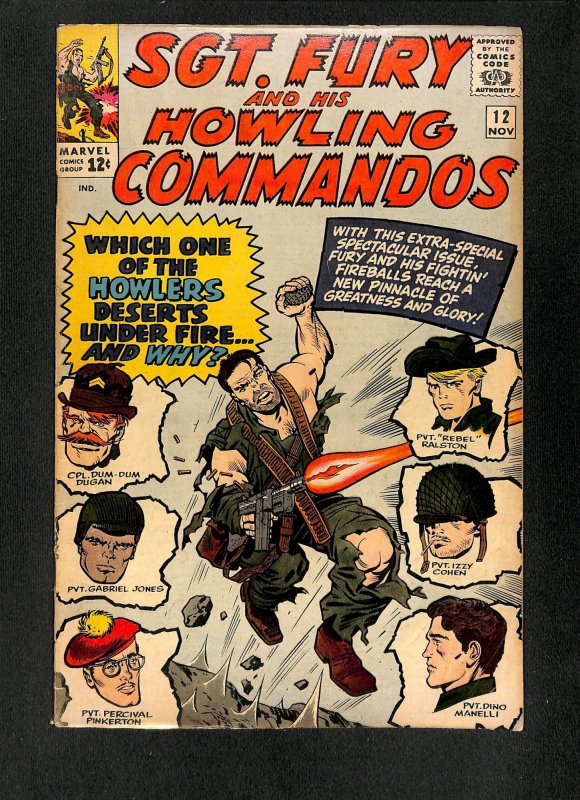 Sgt. Fury and His Howling Commandos #12 | Full Runs & Sets, Marvel, Sgt ...