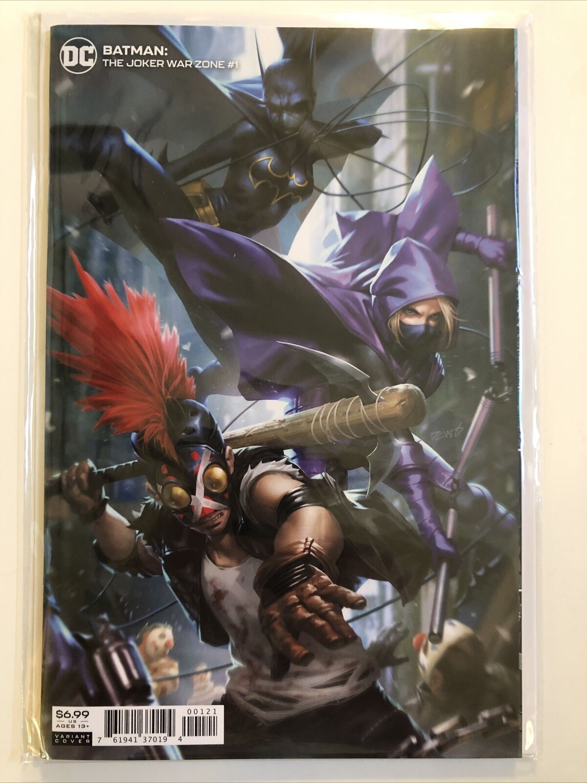 Batman Joker War Zone #1 Derrick Chew Variant (DC, 2020) Bagged Boarded ...