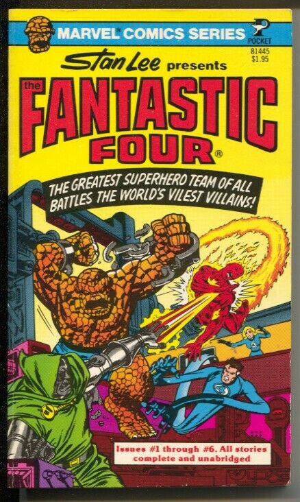 Fantastic Four #81445 1977-Marvel-Pocket Books-reprints 1-6 in color-VF ...