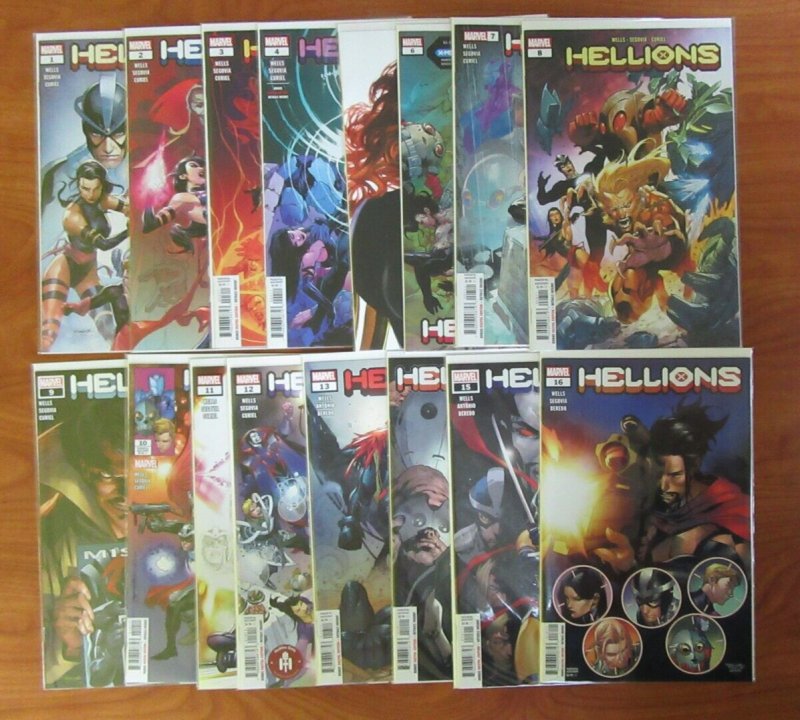 Hellions #1-16 Lot Complete Variant Psylock Sinister X-Men Marvel 2020 VF/NM | Comic Books ...