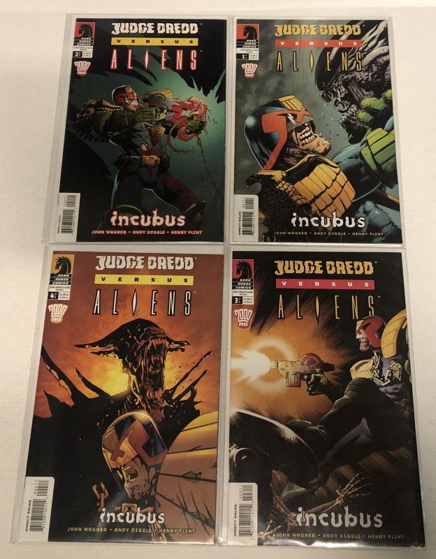 Judge Dredd vs Aliens Incubus (2003) # 1-4 / Complete Set ~ Dark Horse ...