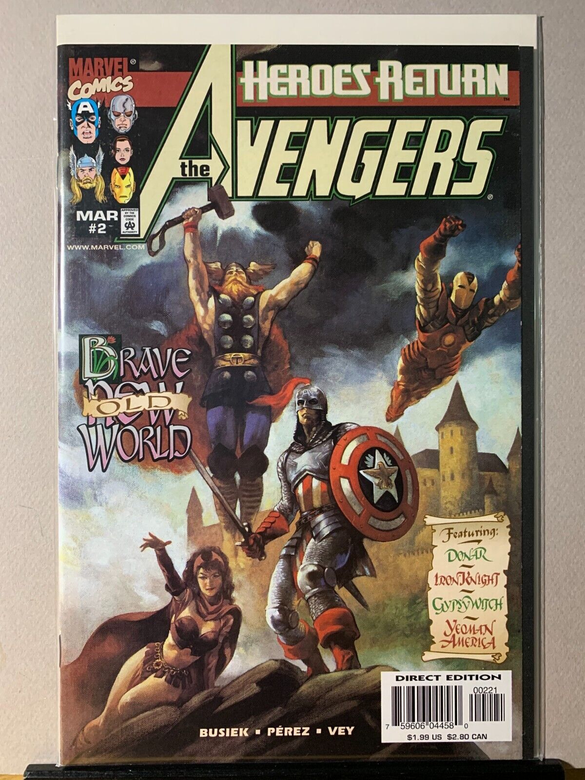 The Avengers Heroes Return #2 Marvel Brave New World | Comic Books ...
