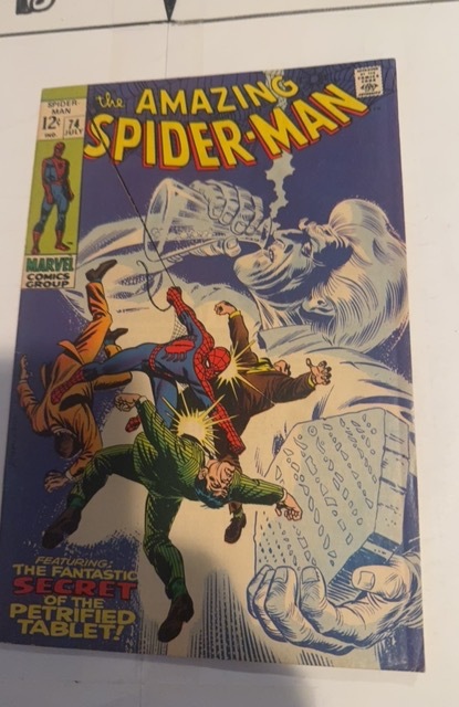 The Amazing Spider-Man #74 (1969)secrets of the petrified tablet ...