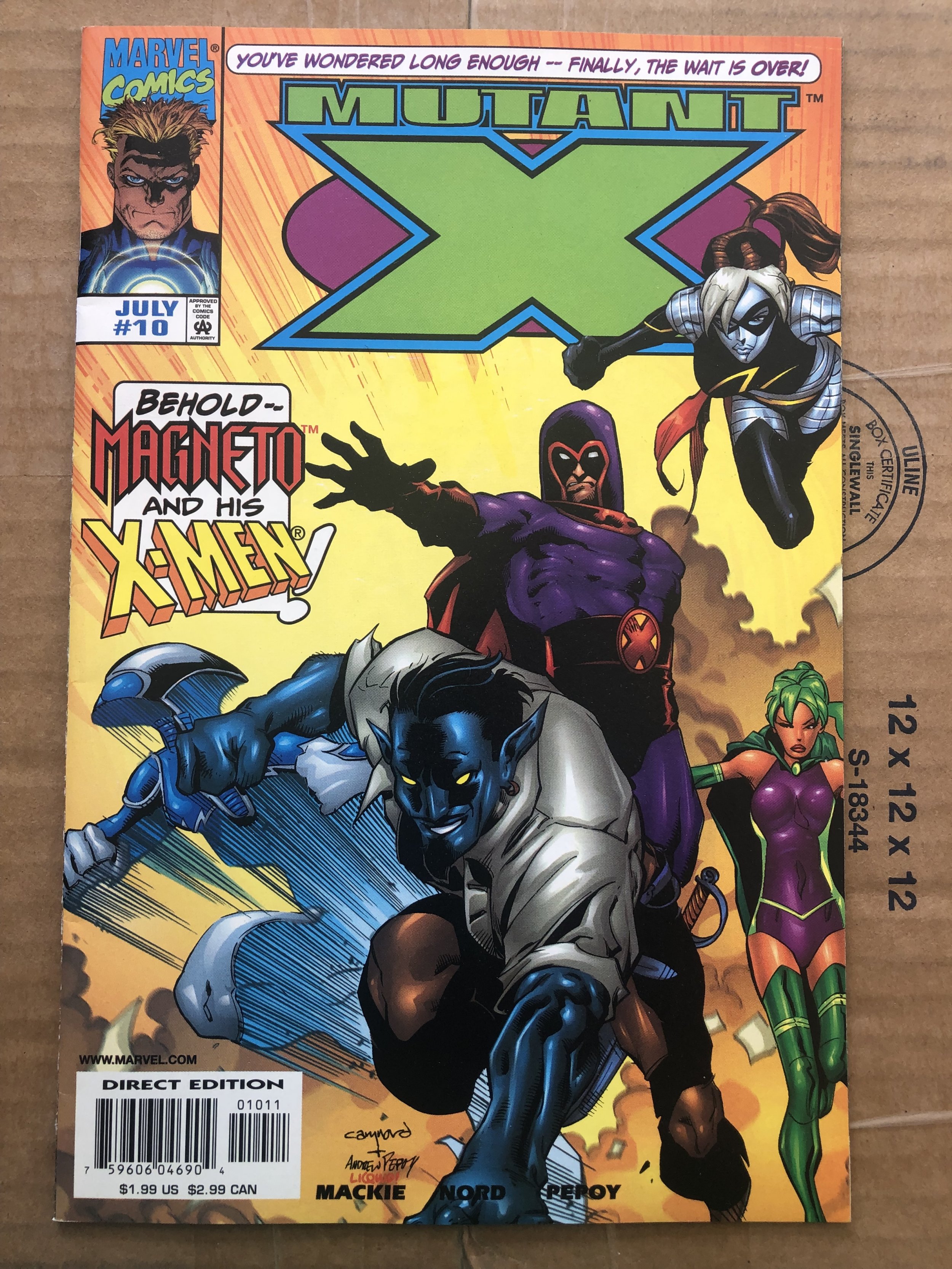 Mutant X #10 (1999) | Comic Books - Modern Age, Marvel, Magneto ...