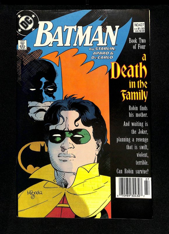 Batman #427 Death in the Family Part Two! | Full Runs & Sets, DC Comics ...