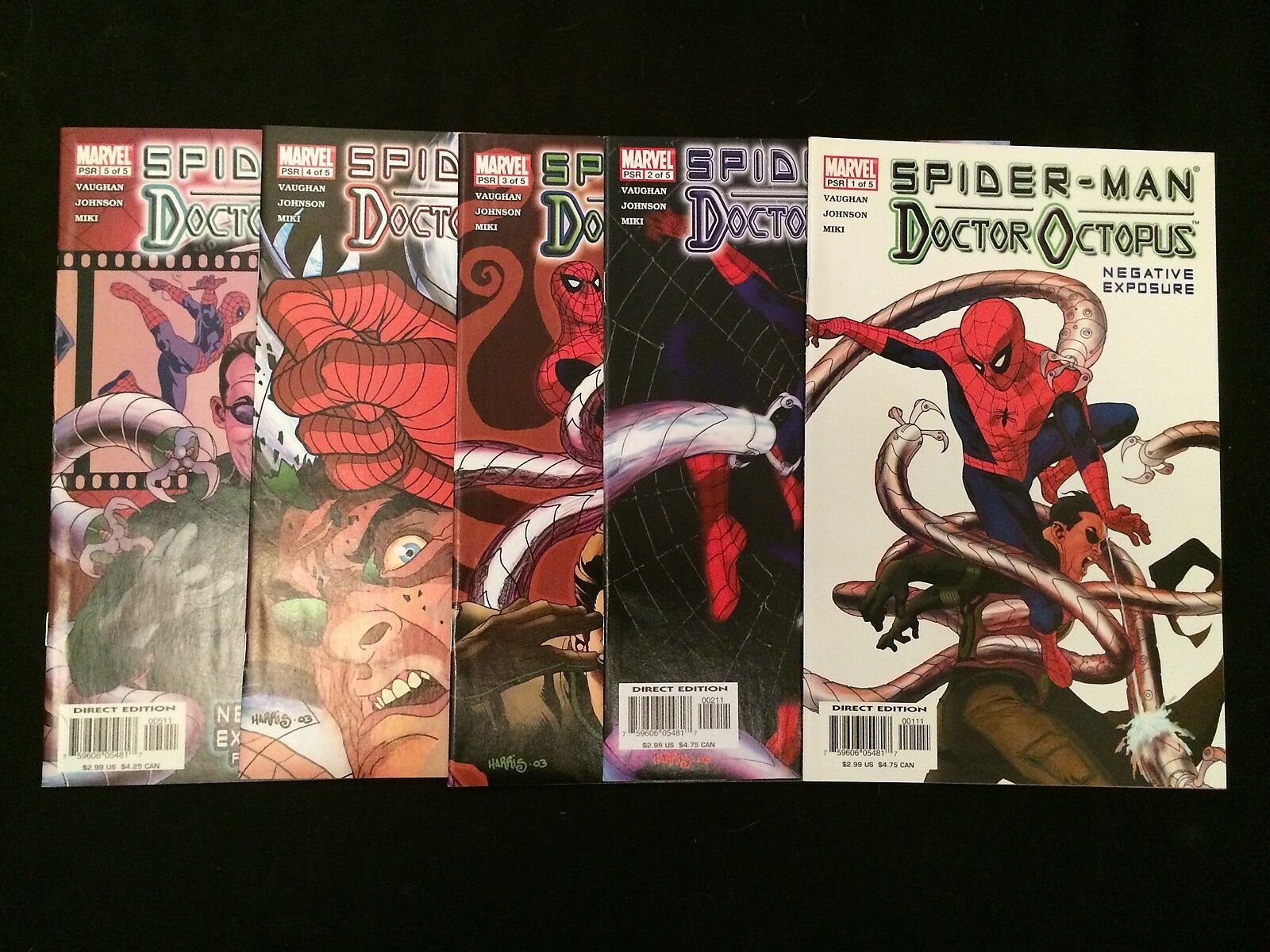 Spider-Man/Doctor Octopus: Negative Exposure #1, 2, 3, 4, 5 Vfnm ...
