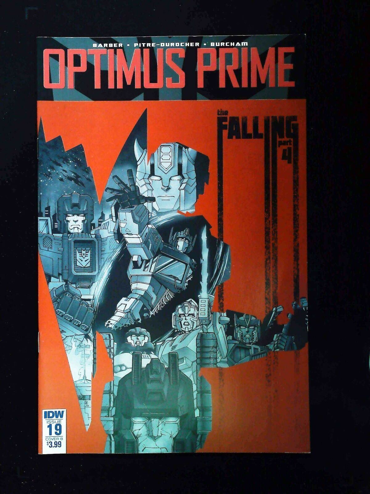 Optimus Prime #19B Idw Comics 2018 Nm- Coller Variant | Comic Books ...