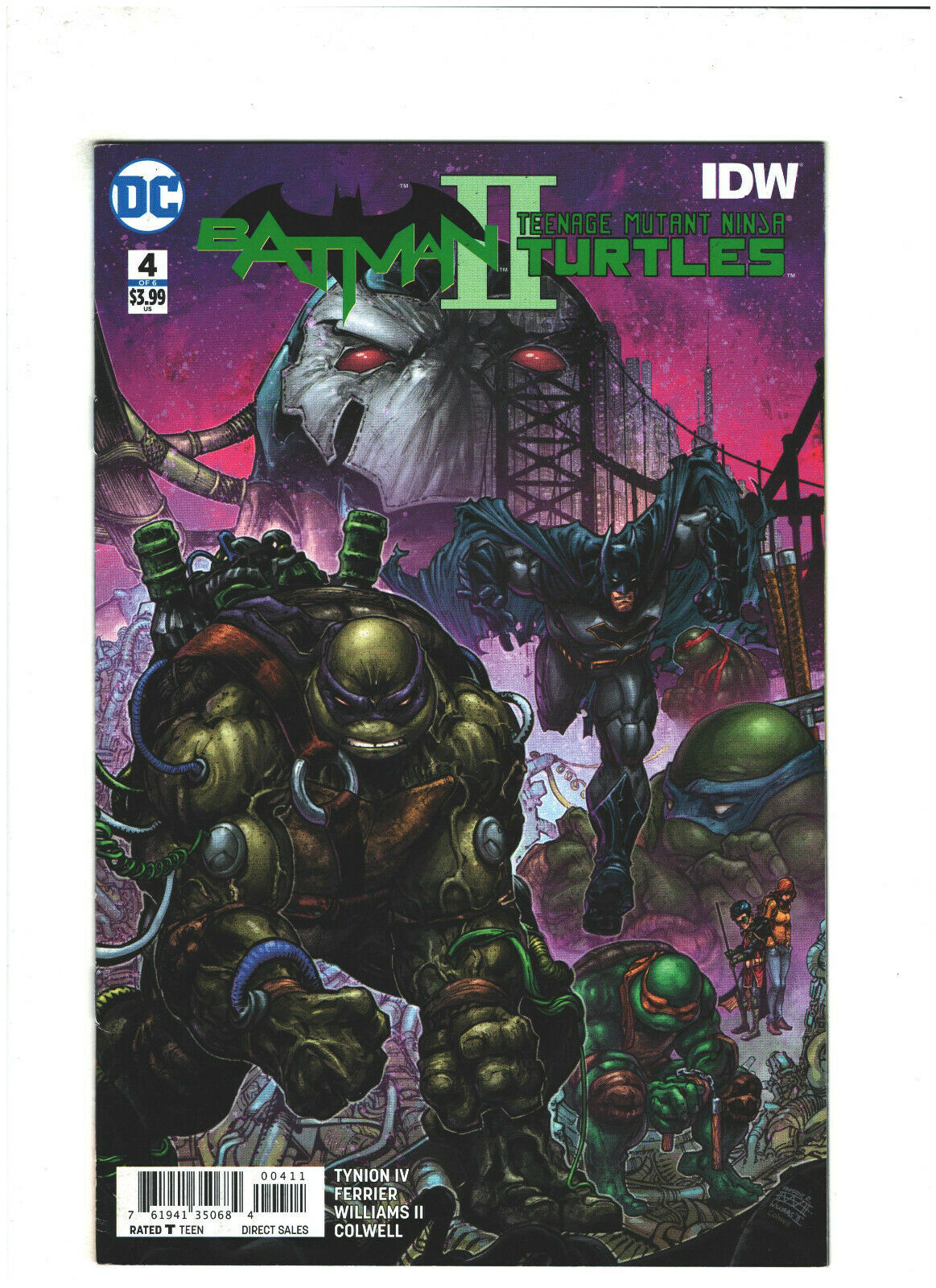 Batman/Teenage Mutant Ninja Turtles II #4 VF+ 8.5 DC/IDW Comics Bane ...