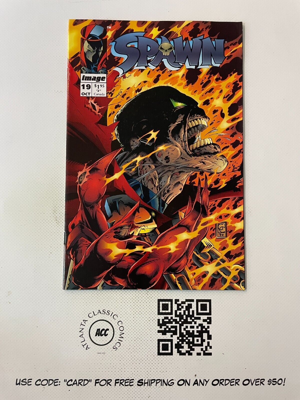 Spawn # 19 VF- Image Comic Book Todd McFarlane Angela Clown 18 LP7 ...