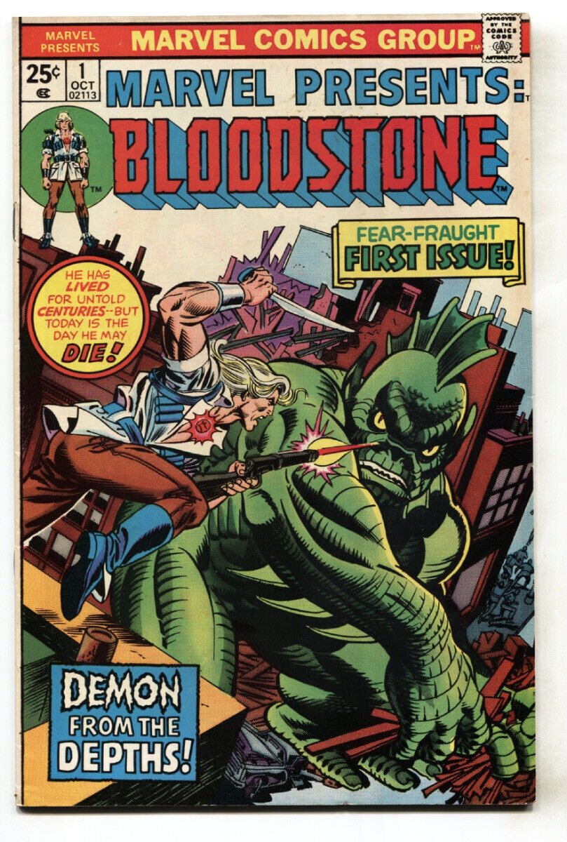 Marvel Presents #1 Comic Book 1975-1St Issue 1st Bloodstone | Comic ...