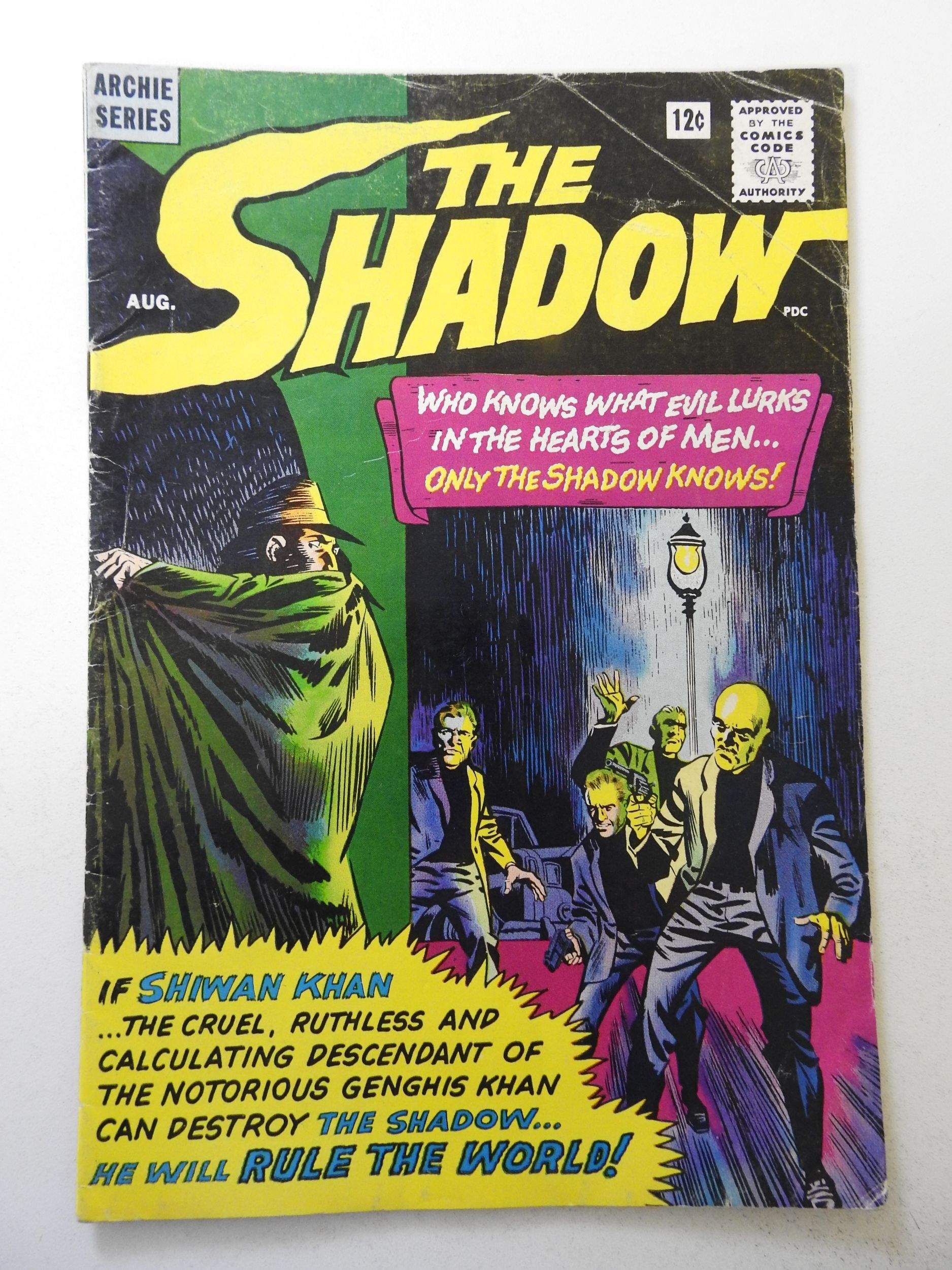 The Shadow #1 (1964) VG+ Condition | Comic Books - Silver Age, Archie ...