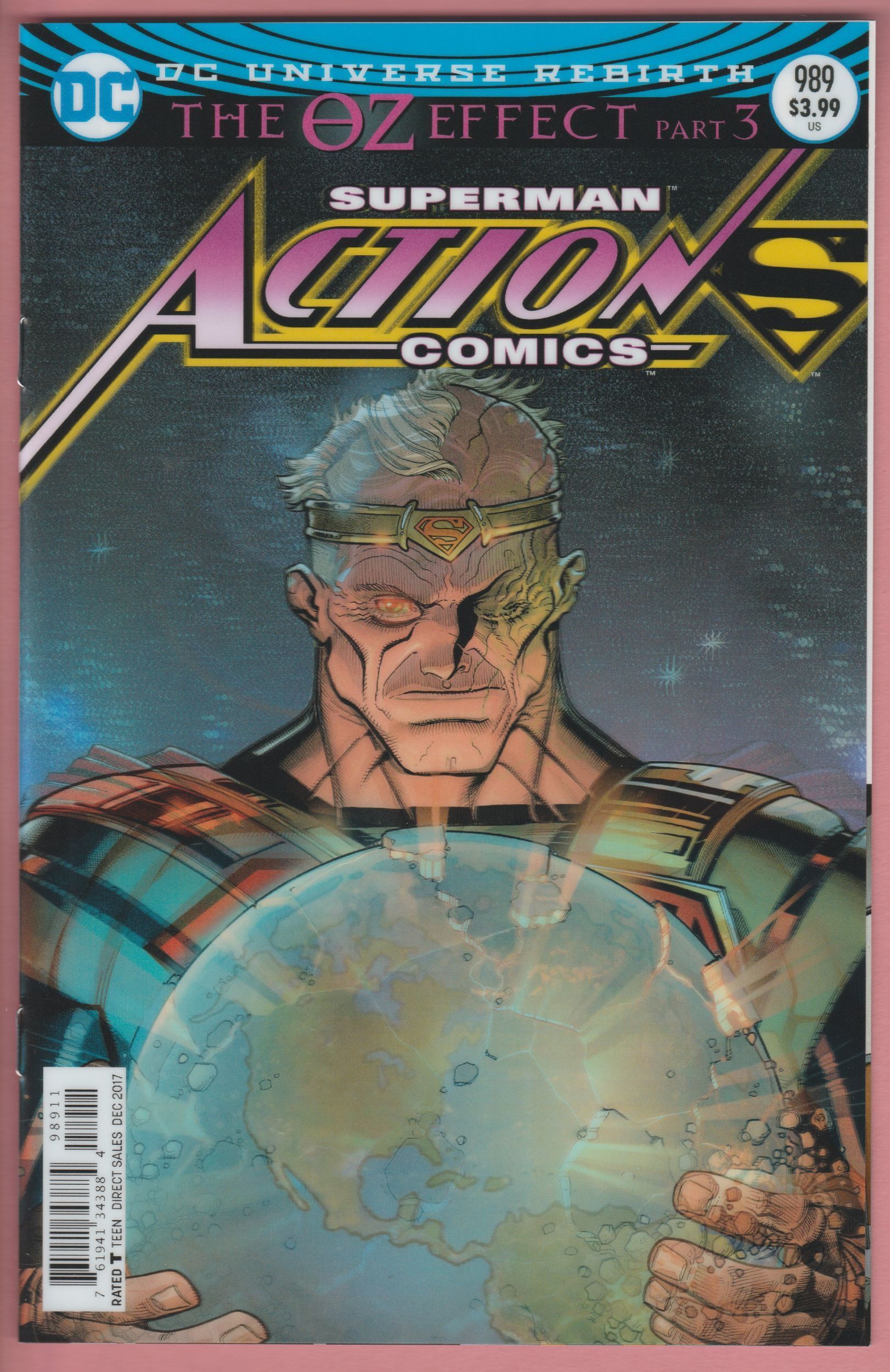 Action Comics #989 (2017) DC Comics Lenticular Variant OZ Effect ...