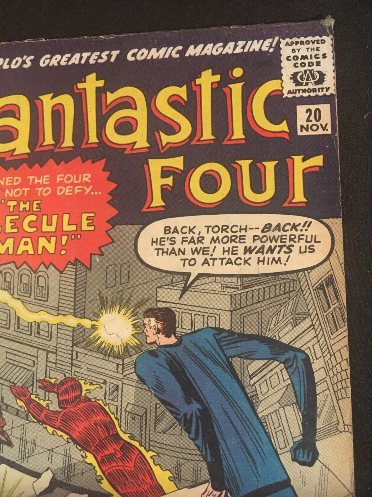 THE FANTASTIC FOUR #20 First Molecule Man, VG Condition | Comic Books ...