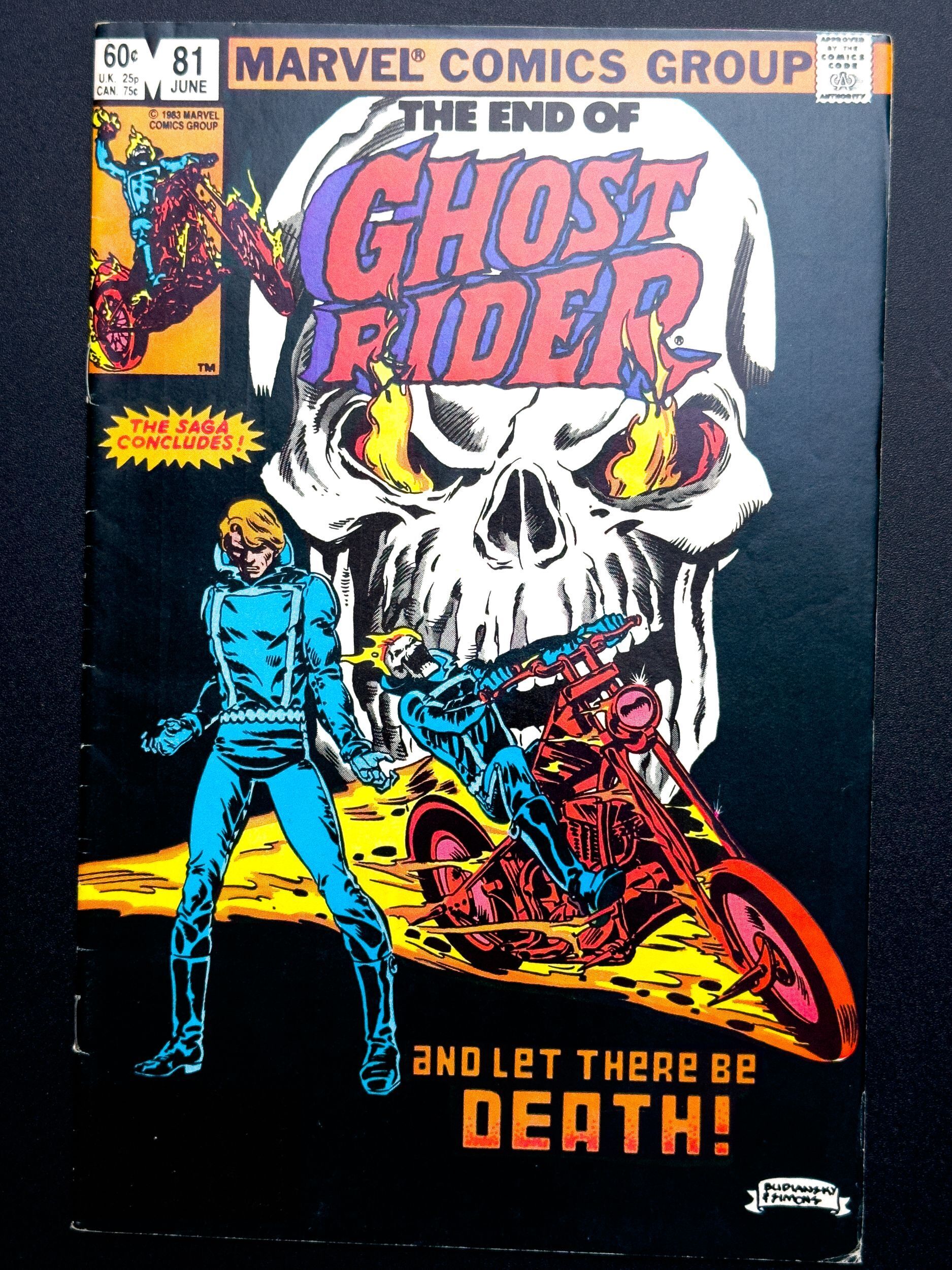 Ghost Rider #81 (1983) - The End of Johnny Blaze's Ghost Rider - Final ...