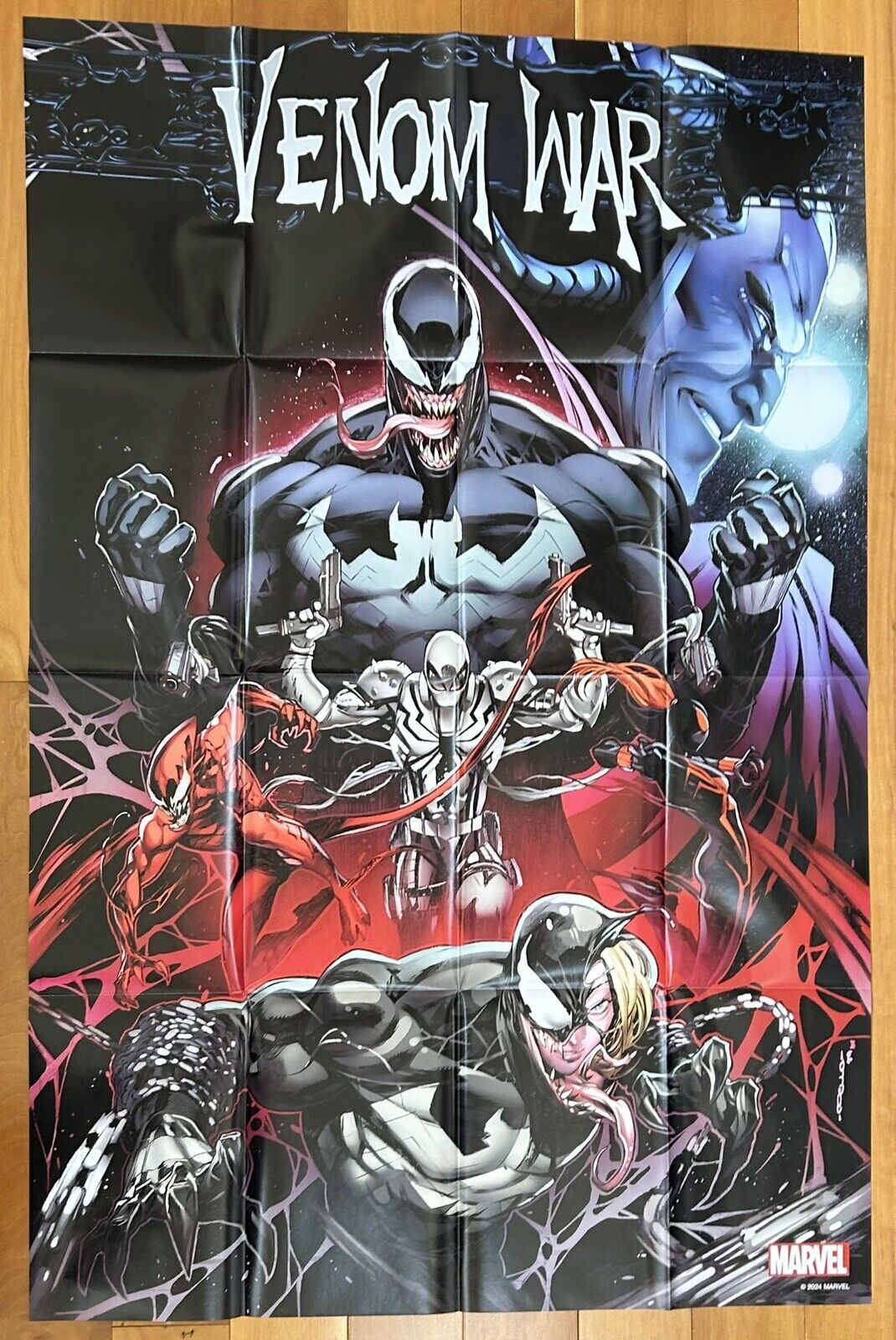 Venom War #1 Promo Poster 2024 Marvel 24x36 New | Comic Collectibles ...