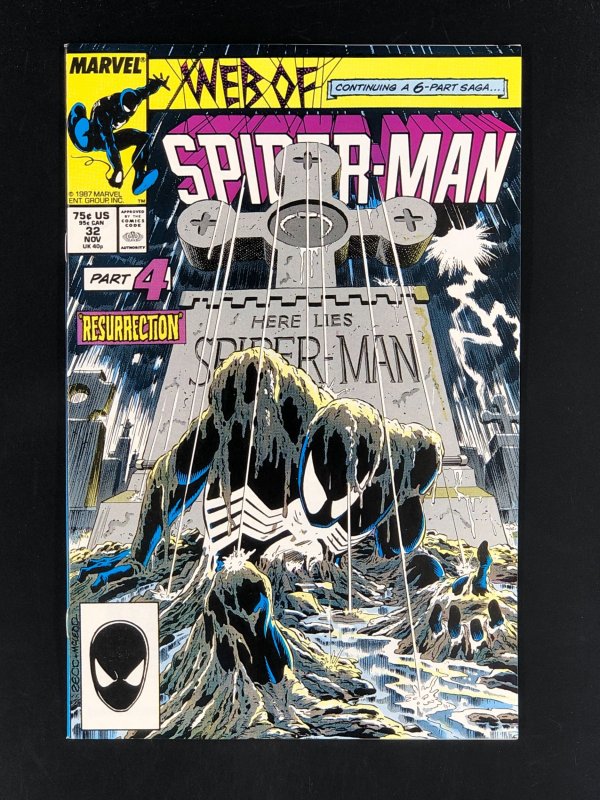 Web Of Spider-Man #32 (1987) NM Kraven's Last Hunt Story Arc Pt 4 ...