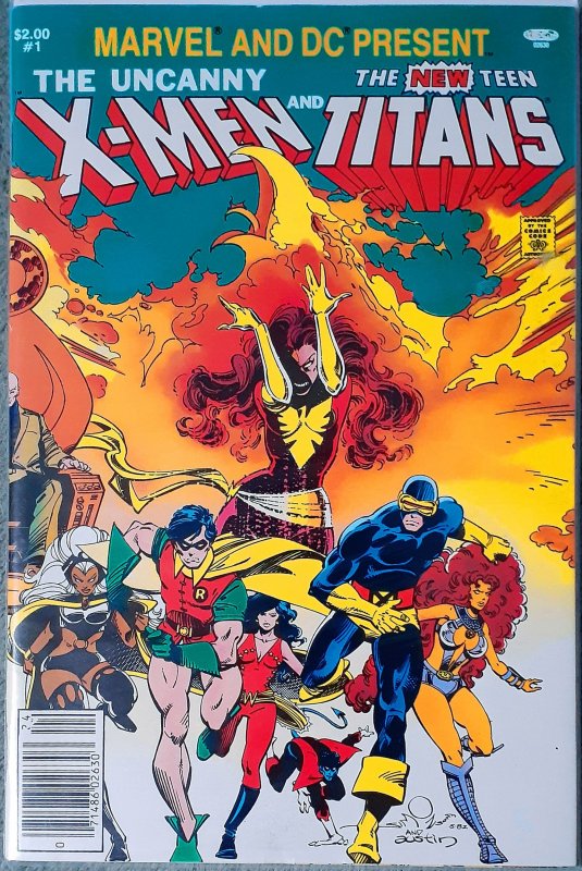 Marvel DC Present X-Men New Teen Titans 1982 Phoenix Robin Storm ...