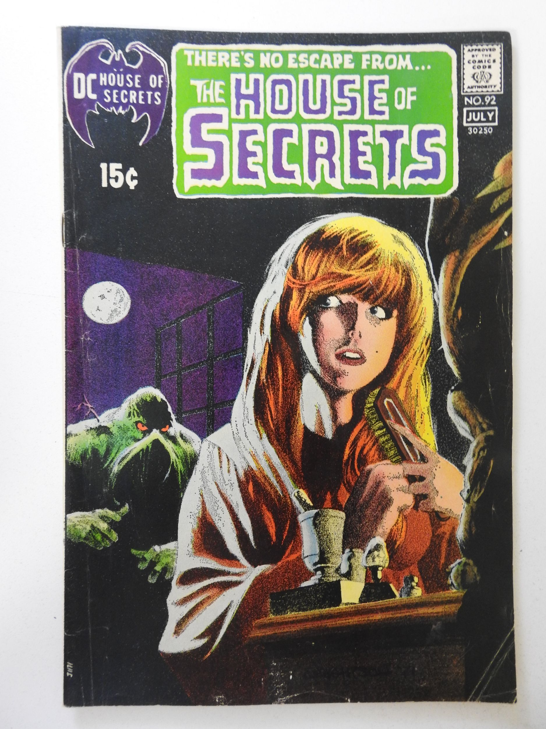 House of Secrets #92 (1971) VG+ Cond 1st Swamp Thing! manufactured w/ 1 ...