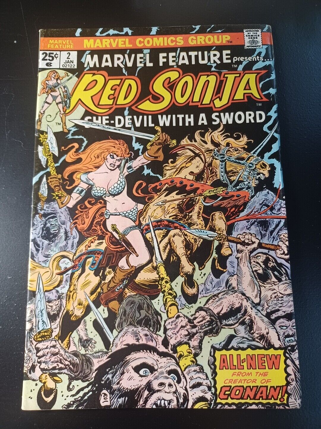 Marvel Feature #2 FN- Red Sonja Marvel Comics c213 | Comic Books ...