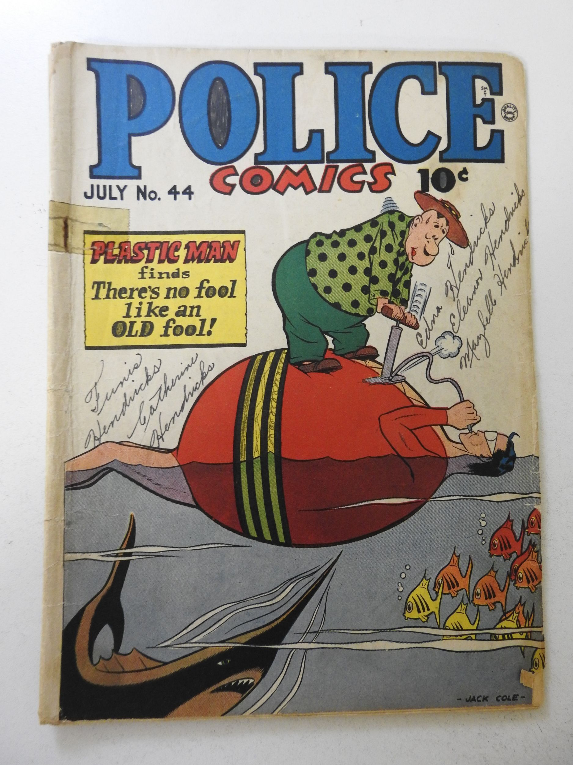 Police Comics #44 (1945) GD- Condition see desc | Comic Books - Golden ...