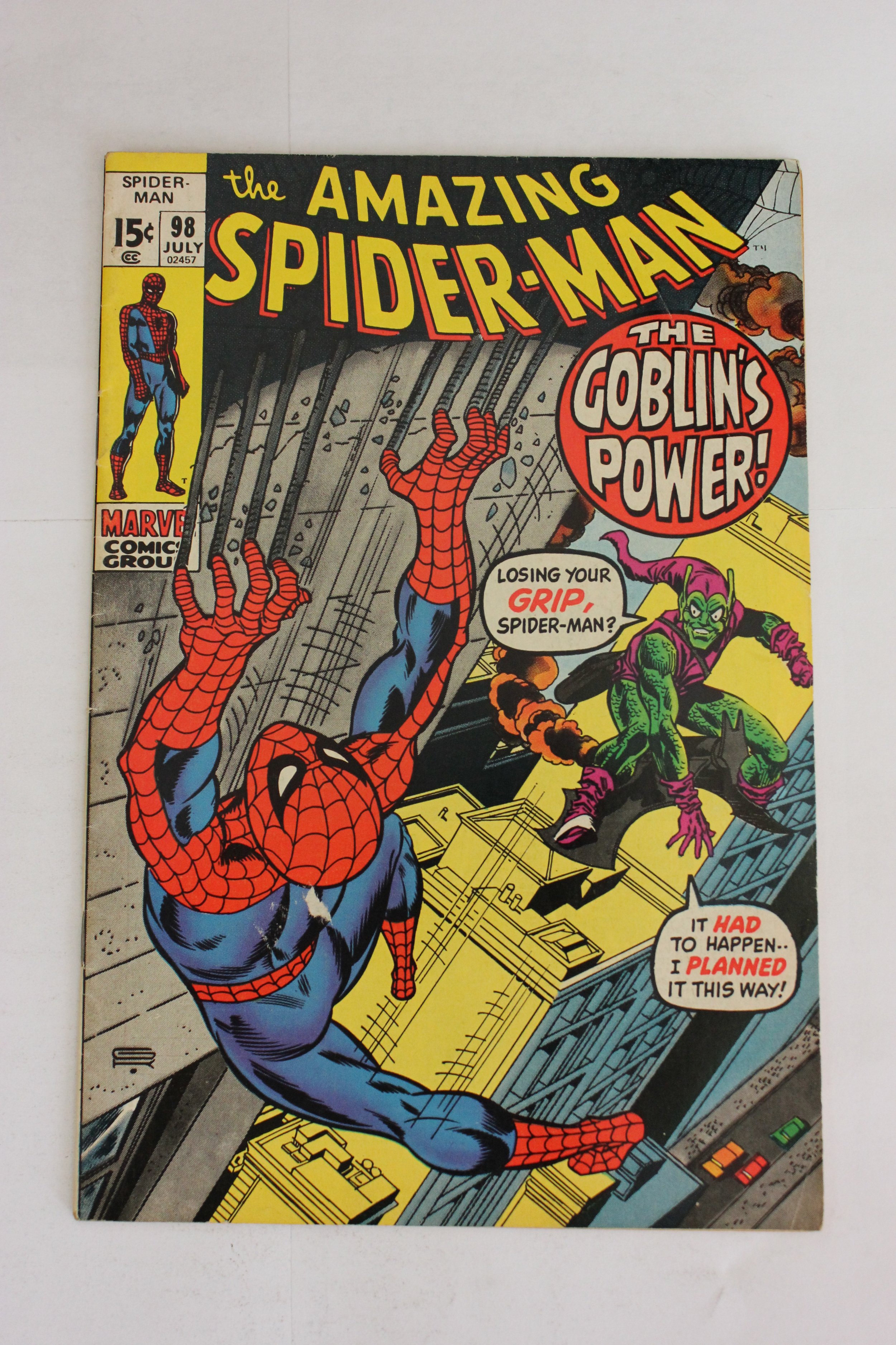 The Amazing Spider-Man #98 (1971) Spider-Man VF | Comic Books - Bronze ...