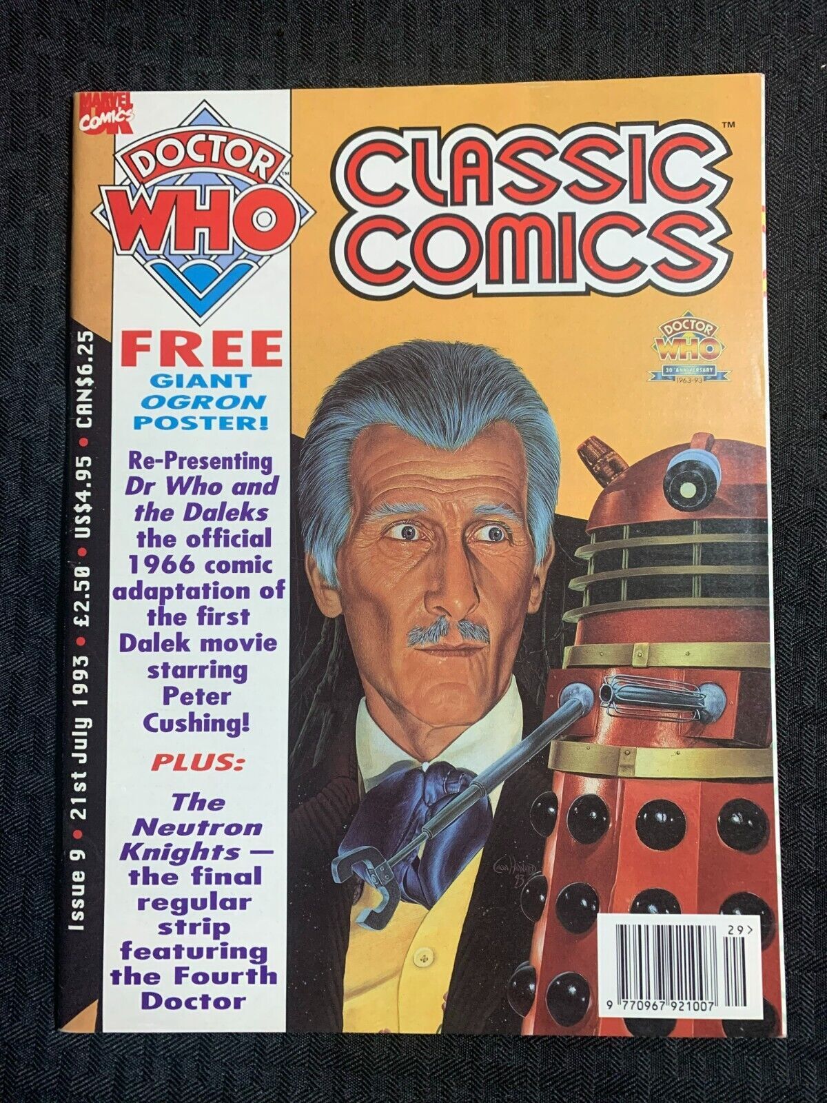 1993 DOCTOR WHO CLASSIC COMICS Magazine #9 FVF 7.0 with Giant Ogron ...