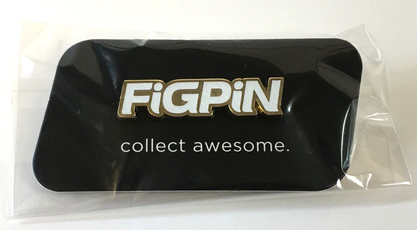 NEW FiGPiN Logo L74 White Silver Glitter Limited LE 1000 Disney Pin D23 ...
