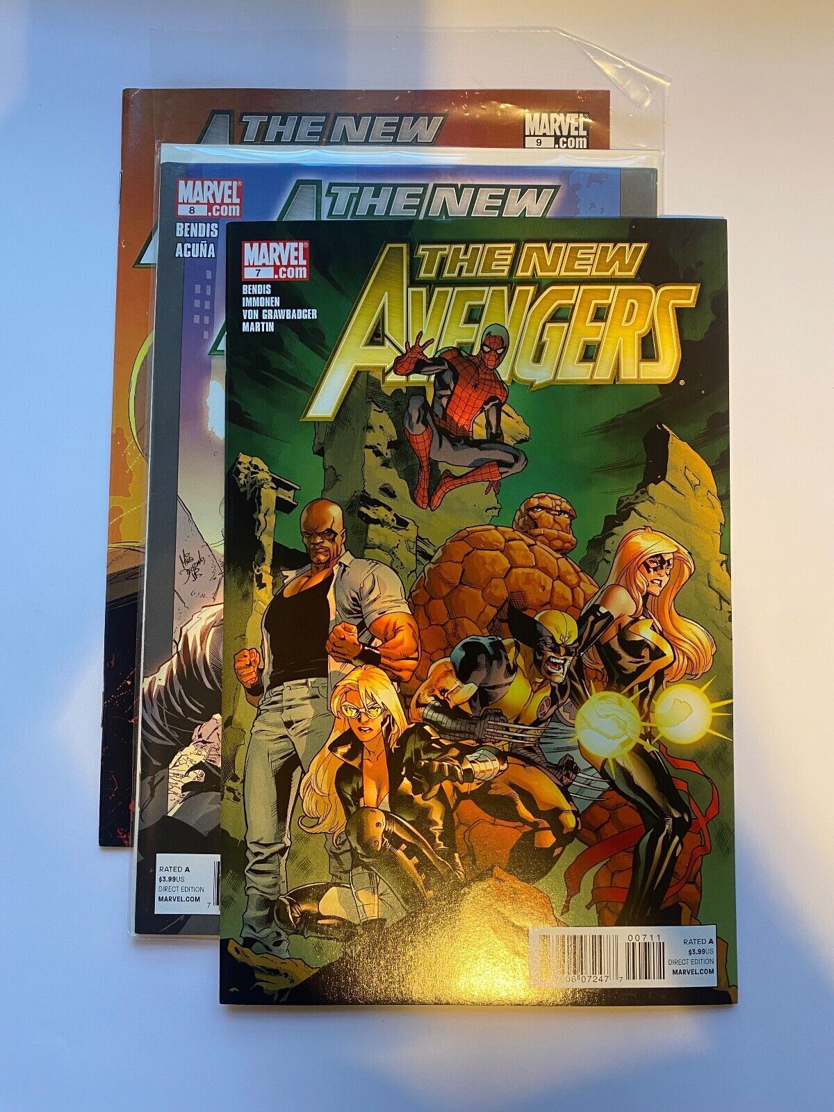 3 The New Avengers #7 8 9 Spider-Man 15 KM3 | International - Comic Books, Superhero / HipComic