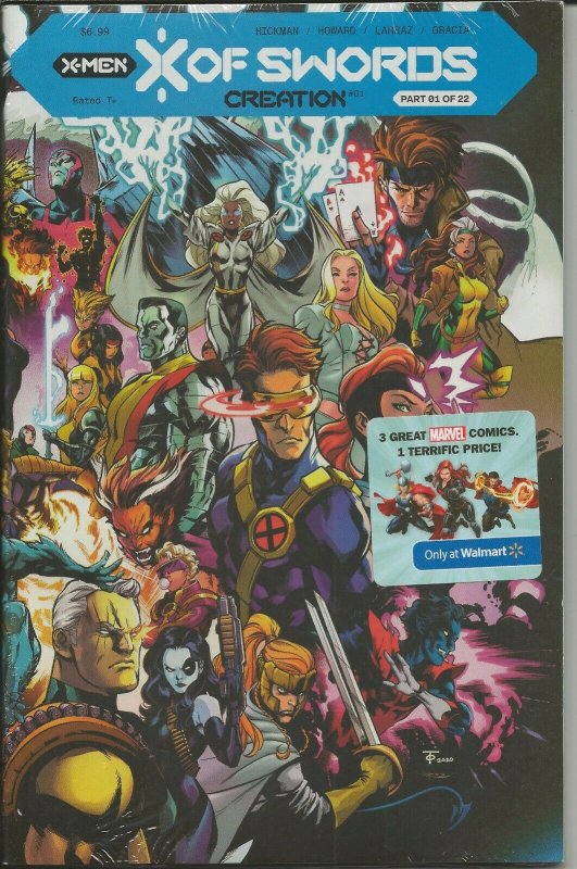 X Men X of Swords Creation #1 2020 Walmart Exclusive Marvel Comics 3 ...