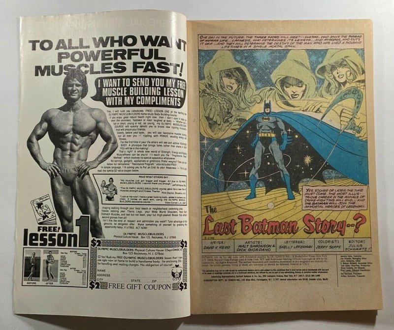 Batman #300 Giant Anniversary Issue Walt Simonson 1978 DC Comics ...