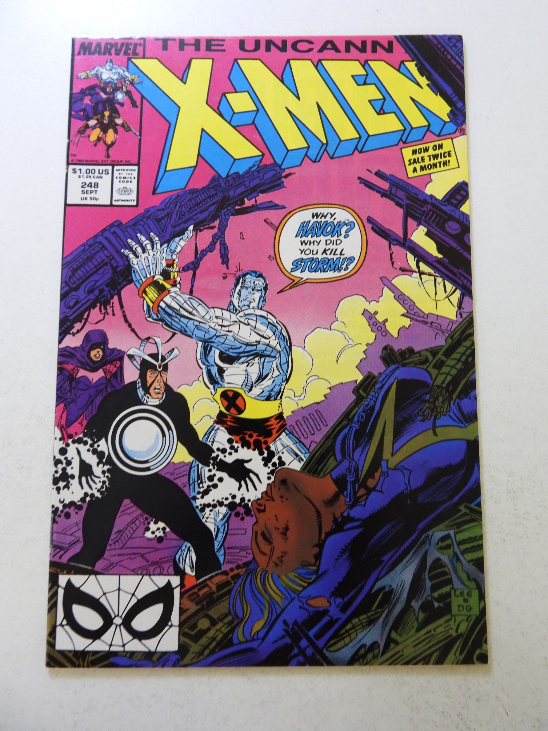 The Uncanny X-Men #248 (1989) 1st Jim Lee art on title VF+ condition ...
