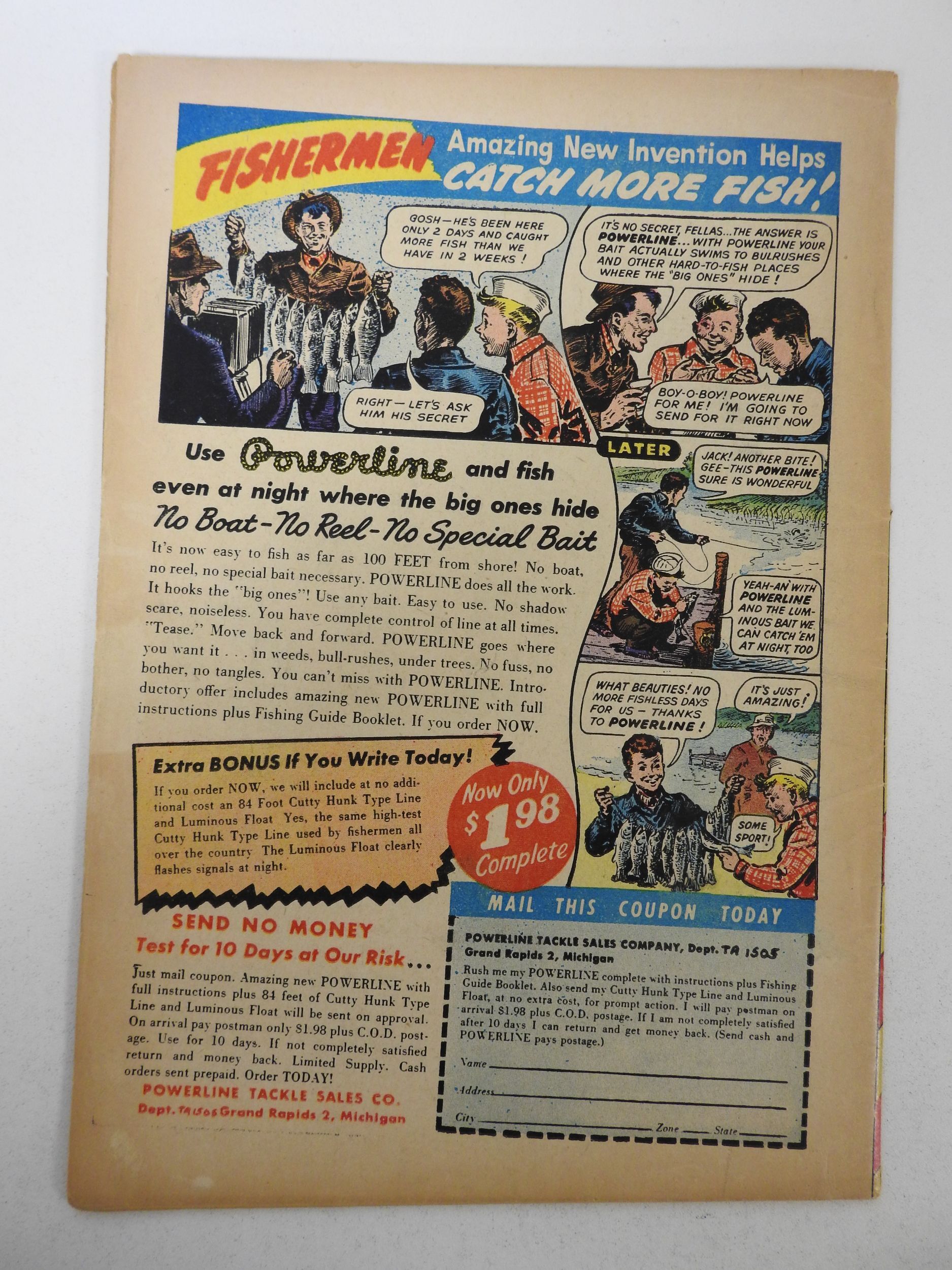 All Top Comics #17 (1949) VG Condition 2 1 in tears at spine, 1/4 in ...