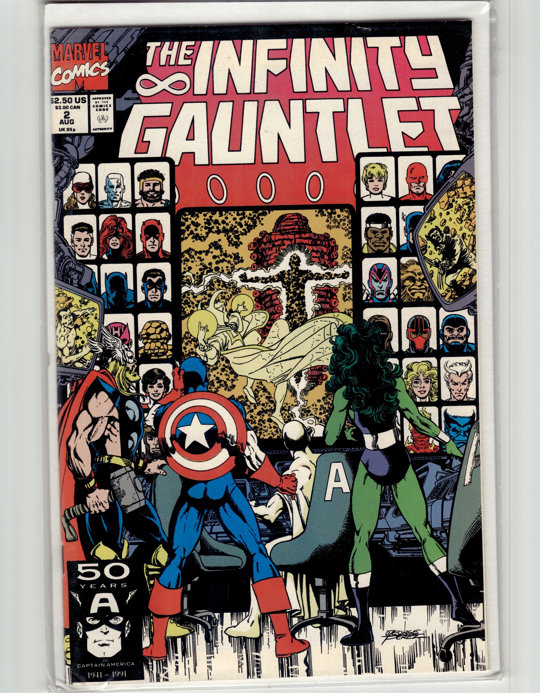 The Infinity Gauntlet #2 (1991) [Key Issue] | Comic Books - Copper Age, Marvel, Superhero / HipComic