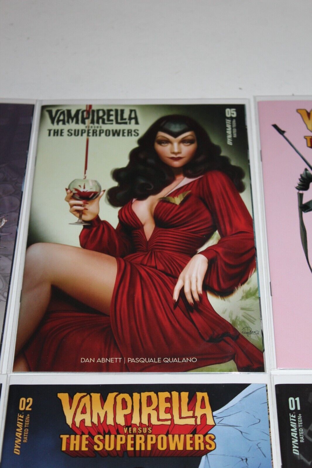 Complete Set Vampirella Versus Superpowers 1-6 NM 2023 BOARDED Linsner Variants | Comic Books ...