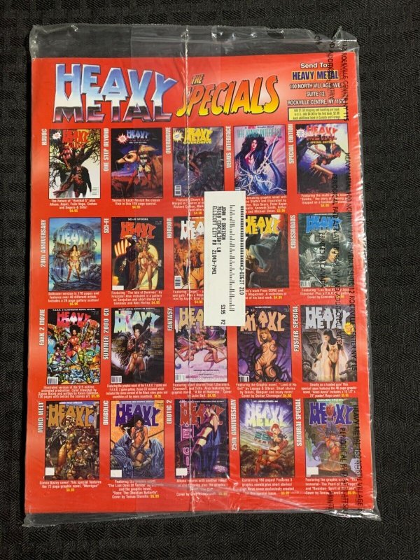 2003 July HEAVY METAL Fantasy Art Magazine SEALED with Sperlonga Tip-In ...