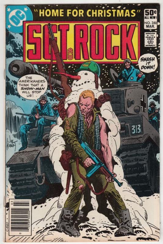 Sgt. Rock #350 (Mar-81) NM- High-Grade Sgt. Rock and Easy Company ...