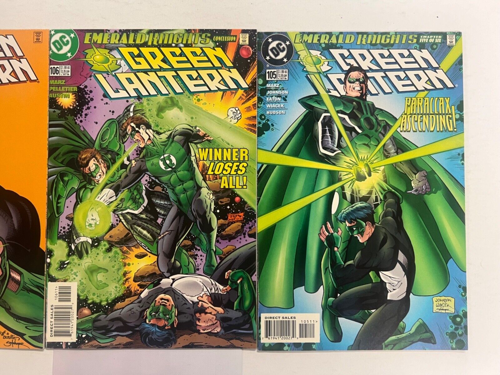 3 Green Lantern DC Comic Books # 105 106 107 Superman Wonder Woman 26 ...