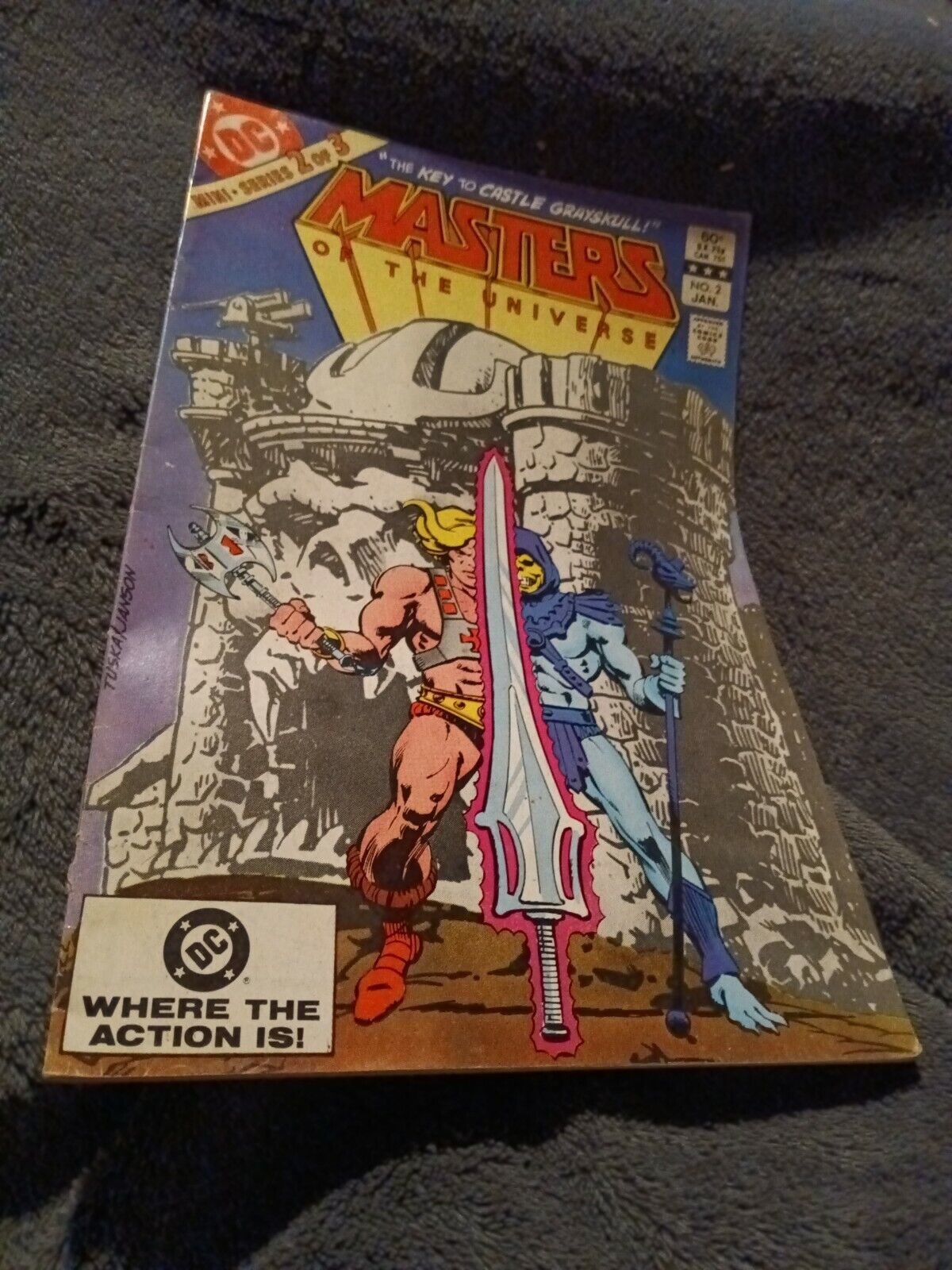 Masters of The Universe #2 dc comics 1983 bronze age motu he-man ...