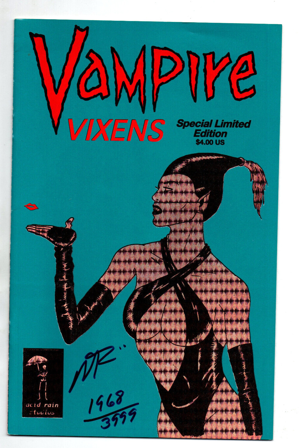 Vampire Vixens #1 Special Limited Edition - horror - pin ups - 1993 ...